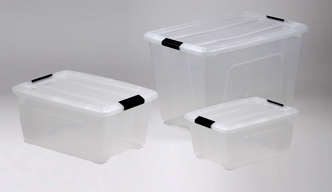 Nestable clear transparent containers - Transparent storage boxes ...