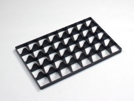 Inzet 40vaks verdeling, bodemdeel, voor cateringbak Perfobox en Classic ...