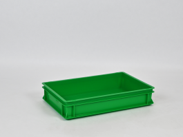 20 Liter Stapelbak Euronorm | 600x400x120mm | Groen | Foodgrade PP - Engels