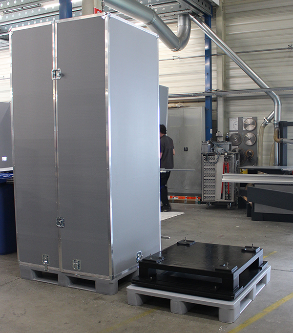 Transportverpakking voor cleanroom cabinet